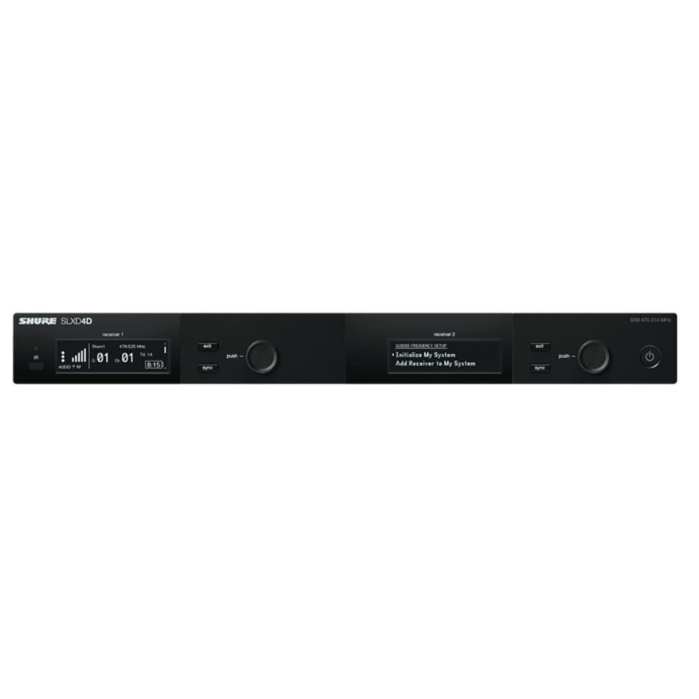 Shure SLXD4D Receptor de doble canal|Shure - Shure Shop MX