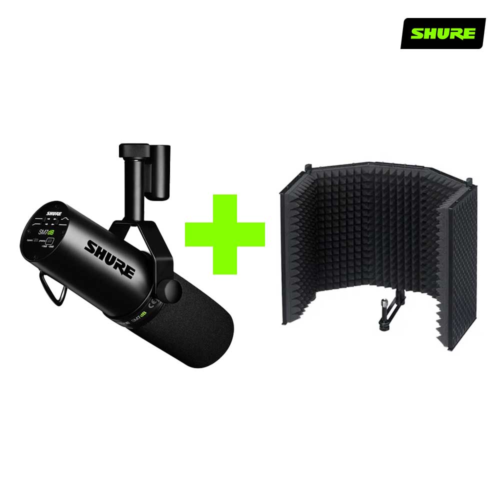 Kit, micrófono vocal dinámico SM7db + Panel de control acústico para ...